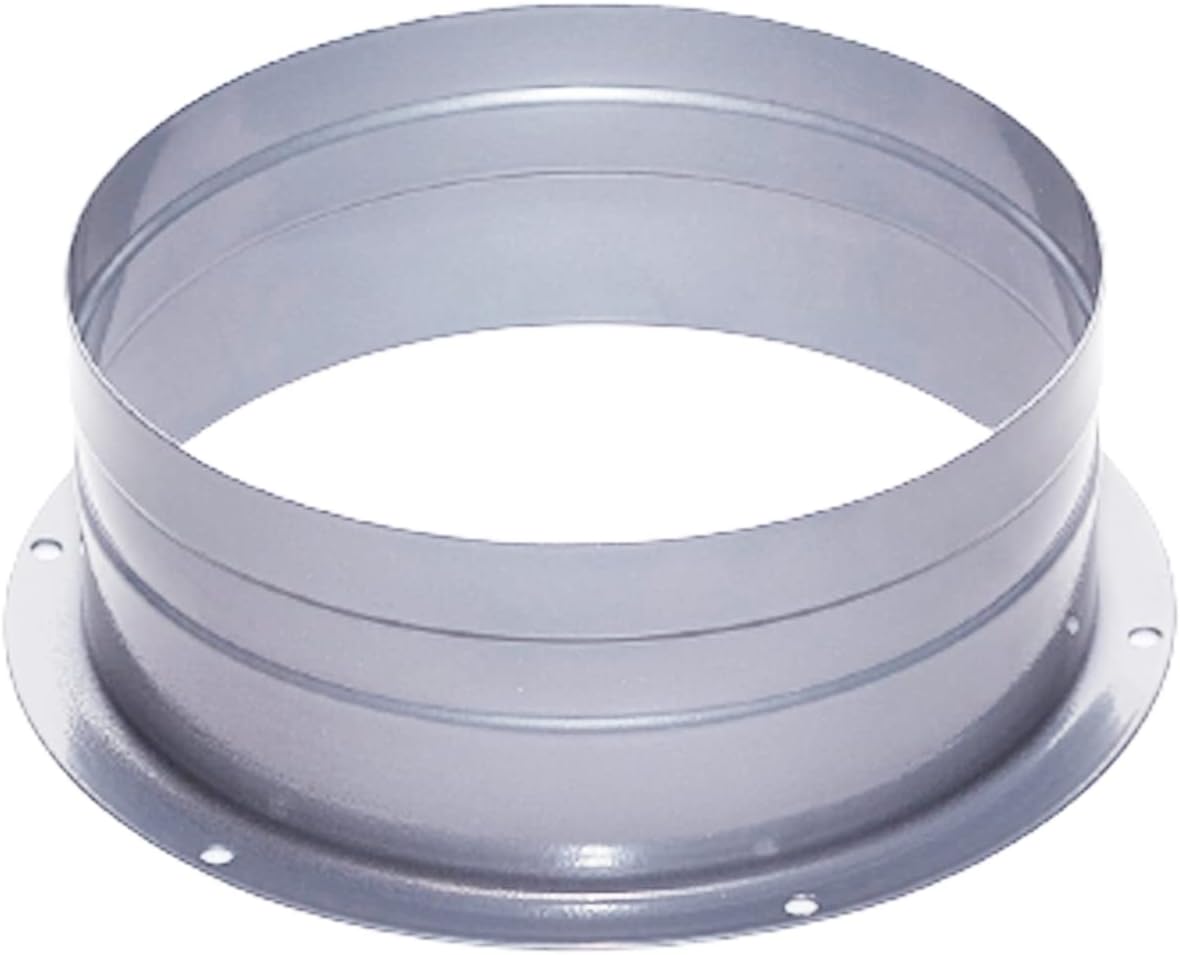6 Inch Duct Connector, HG Power 150mm Plastic Straight Pipe Flange for ...