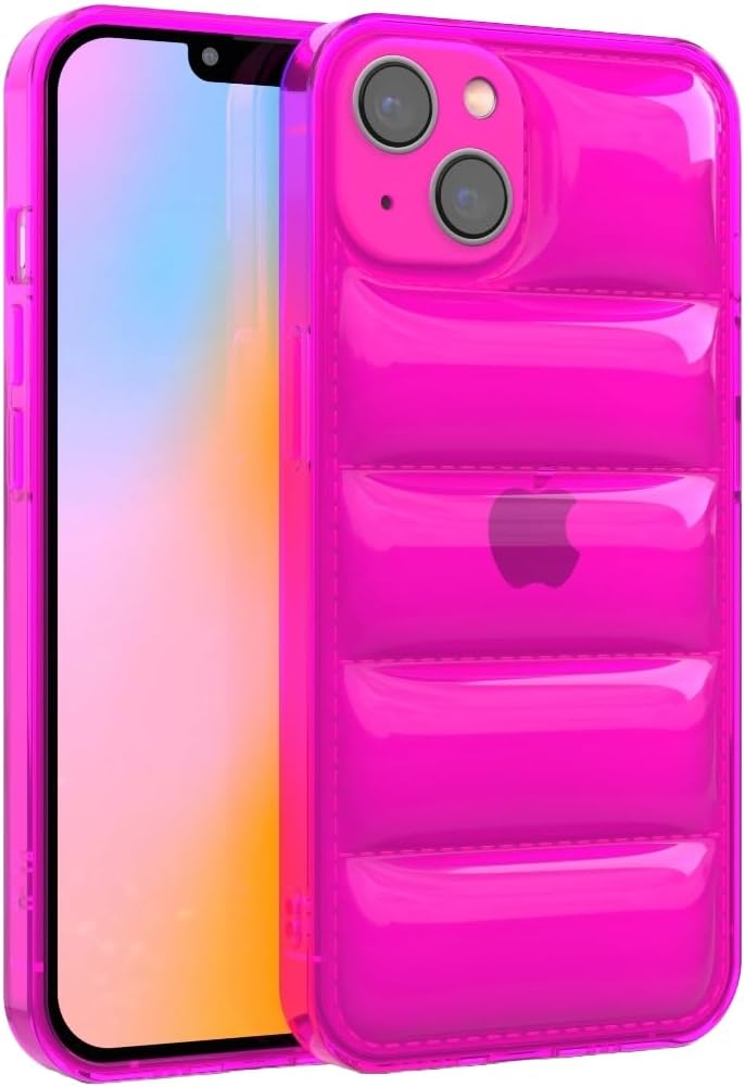 Amazon.com: Puffer Case for iPhone 13 6.1 inch 3D Protective Cover ...