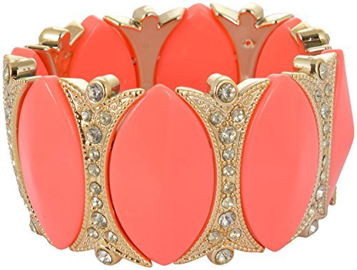 Buy Spotlight Pink Plastic and Crystal Band Bracelet for Girls (Ai157 ...
