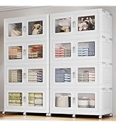 Amazon.com: BROVIEW 880Qt Extra Large Stackable Storage Bins with Lids ...