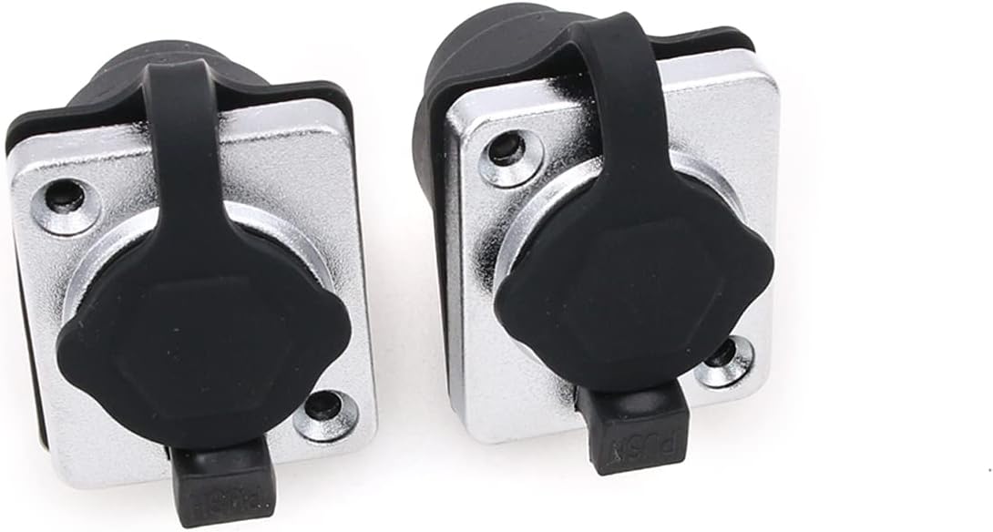 Amazon.com: Waterproof CAT6 RJ45 Panel Mount Coupler,Lonlonty IP68 ...