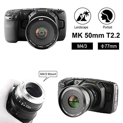 Snapklik.com : 50mm T22 Mini Manual Focus Wide-Angle Cinema Lens For ...