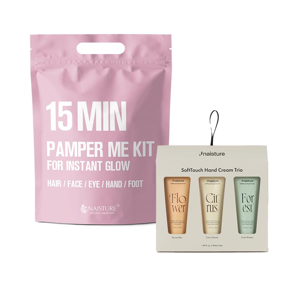 Amazon.com : 15 Min Pamper Me Kit and SoftTouch Hand Cream Trio (10pc ...