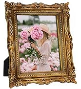 Amazon.com - PHAREGE Vintage Picture Frame 8x10 Bronze, 8 by 10 Ornate ...