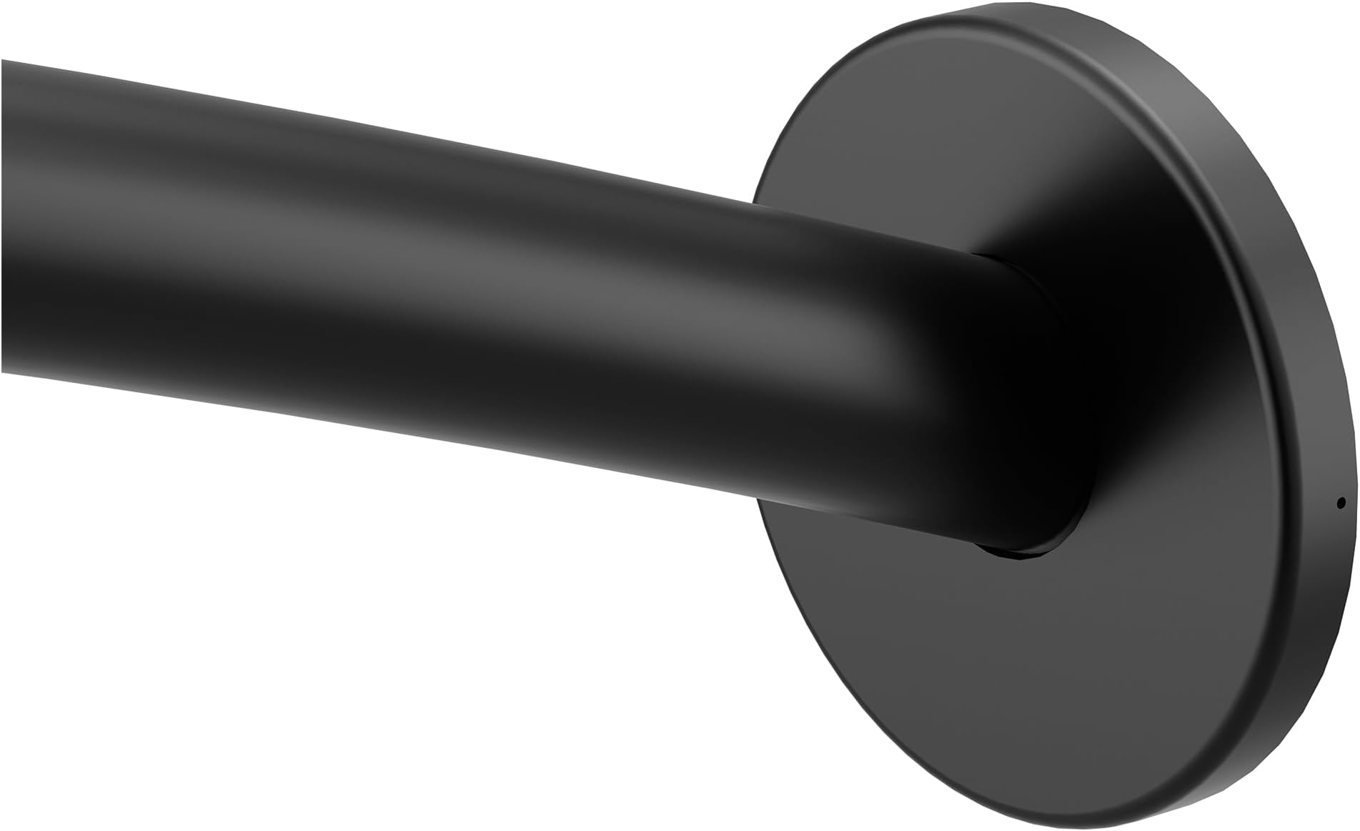 Amazon.com: Moen Triva Matte Black Adjustable 54 to 60-Inch Curved ...