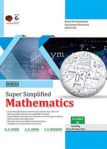 Amazon.in: Buy DINESH Super Simplified Mathematics Class IX Book Online ...