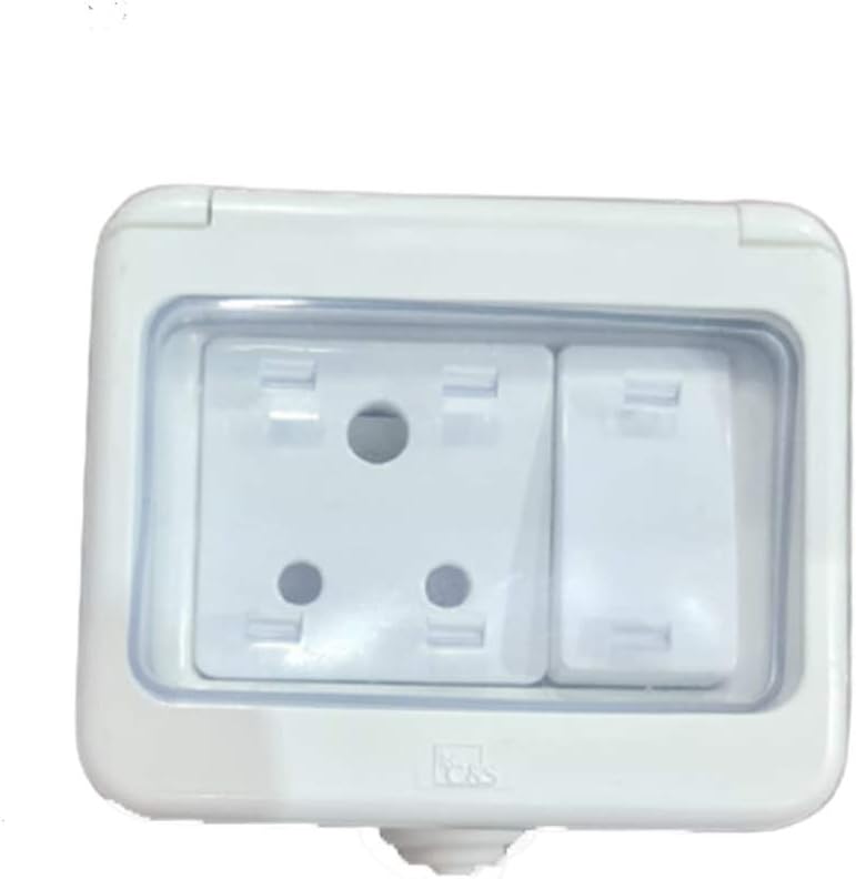 Legrand Plexo Box 4 Module Waterproof Enclosure with 1 16A Socket and ...