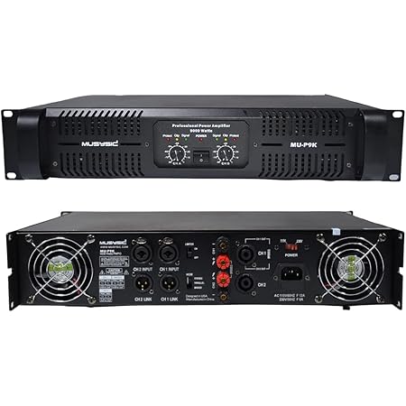 Amazon.com: Rockville RPA16 10000 Watt Peak / 3000w RMS 2 Channel Power ...