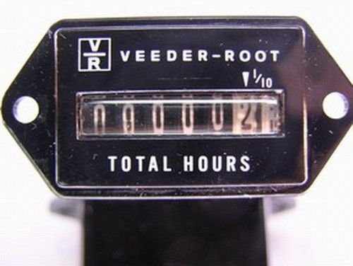 Amazon.com: 1 Veeder-Root 7795 AC Hour Meter 240V 50Hz Rectangular ...