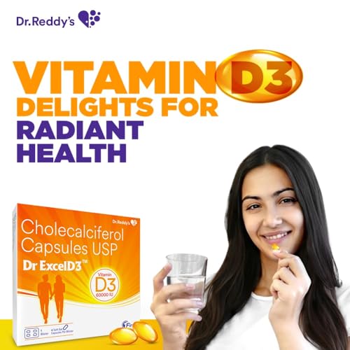 Dr ExcelD 3 From Dr. Reddy's | Vitamin D3 60000 Iu For Bone /Joint ...