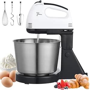 Hand Electric Mixer, Electric Hand Mixer with 7 Speeds, 125W Power Food ...
