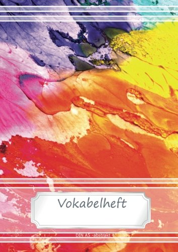 Amazon.com: Vokabelheft DIN A5 - Abstrakt 4: 70 Seiten liniert ...