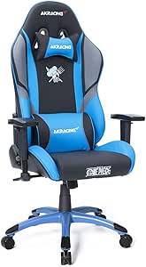Amazon.com: AKRacing One Piece Gaming Chair Desk Chair Sanji Blue Blue ...