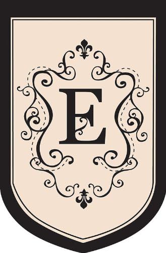 Amazon.com : Monogram Estate Size Flag - E : Outdoor Flags : Patio ...