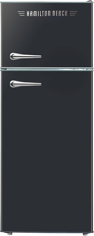Amazon.com: HAMILTON BEACH 2 Door Apartment Size Refrigerator with ...
