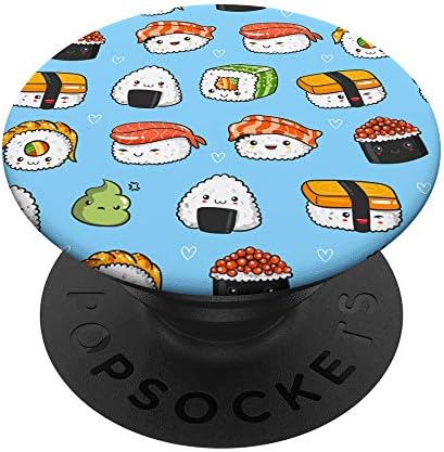 Amazon.com: Cute Sushi Kawaii Funny Japanese Food Lover on White ...