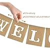 Amazon.com: Rainlemon Vintage Rustic Jute Burlap Welcome Banner Home ...