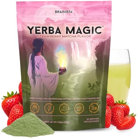 Amazon.com: Brainista Yerba Magic, Yerba Mate Tea Instant Powder Drink ...