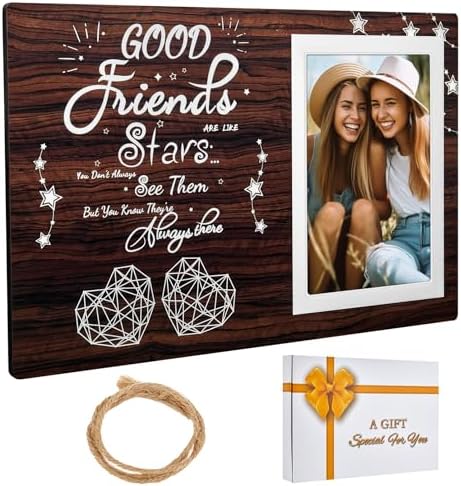 Best Friend Photo Frames 4x6 Inch, Unique Birthday Friendship Gift for ...