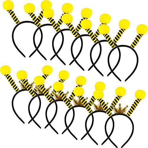 Amazon.com: Trounistro 10 Pack Bee Tentacle Headbands Bee Hair Bands ...