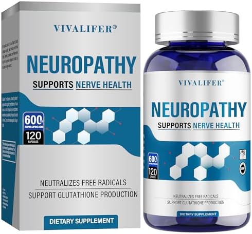 Amazon.com: Nerve Savior for Neuropathy, 120 Capsules with 600mg Alpha ...