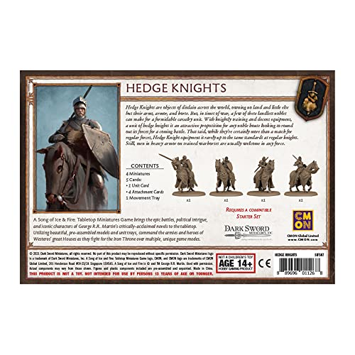 Snapklik.com : A Song Of Ice And Fire Tabletop Miniatures Hedge Knights ...