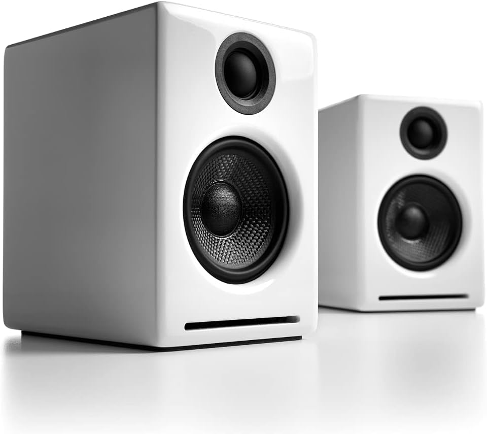 Amazon.com: Audioengine A2+ 24 Bit Wireless Bluetooth Desktop Speakers ...