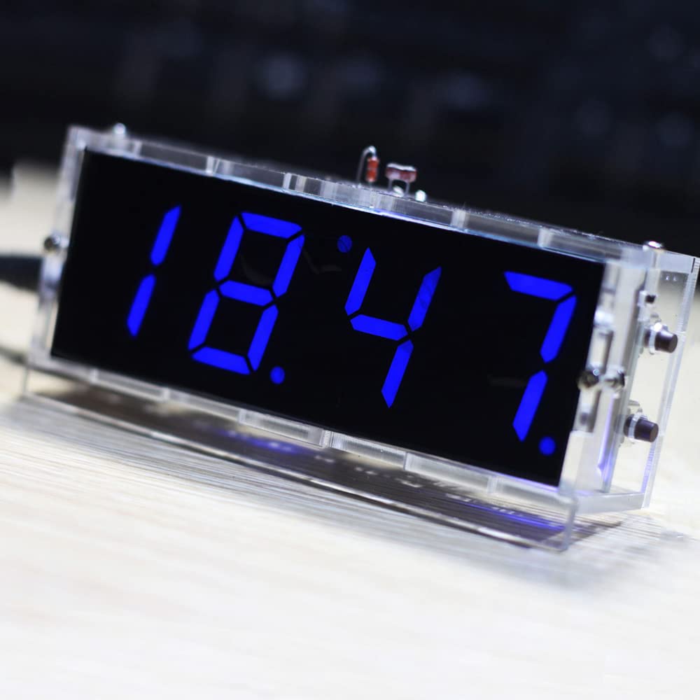 Weisy Compact 4 Digit Diy Digital Led Clock Kit Light | Desertcart INDIA