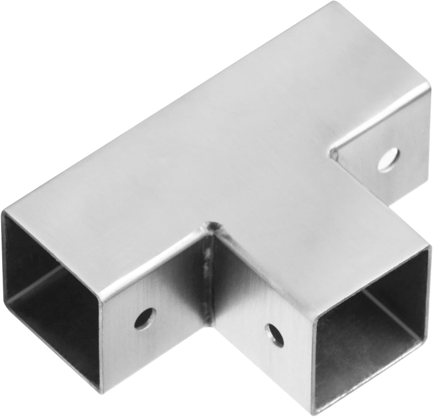 8 Pcs Stainless Steel 1" Square Tube Connector, 3 Way T Shape Tube ...
