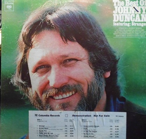 JOHNNY DUNCAN - best of COLUMBIA 34243 (LP vinyl record) - Amazon.com Music