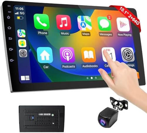 Amazon.com: Haudio Double Din Android 13 Car Stereo Receiver - 10.1 ...