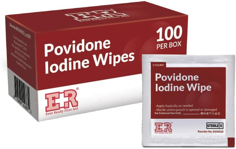 Amazon.com : MED PRIDE Povidone Iodine Prep Pads For Wounds [Case of ...