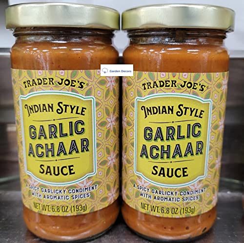 Buy Trader Joe’s Indian Style Garlic Achaar Sauce 6.8oz 193g (Two ...