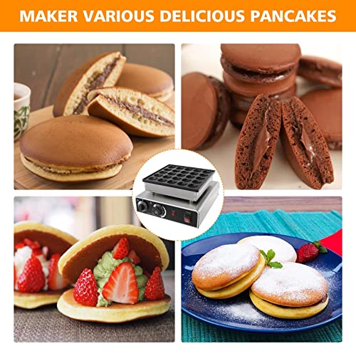 POWLAB Mini Dutch Pancake Baker Maker Commercial Poffertjes Electric ...