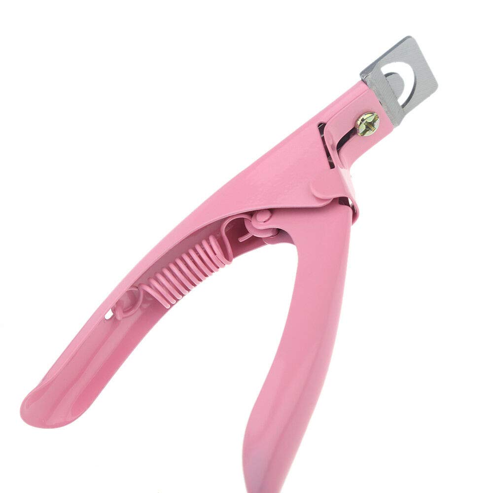 Amazon.com: Pink Nail Clipper Manicure Tool Acrylic Gel False Nail ...