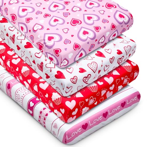 Best Heart Crib Sheets to Add a Touch of Love to Your Nursery - Totally ...