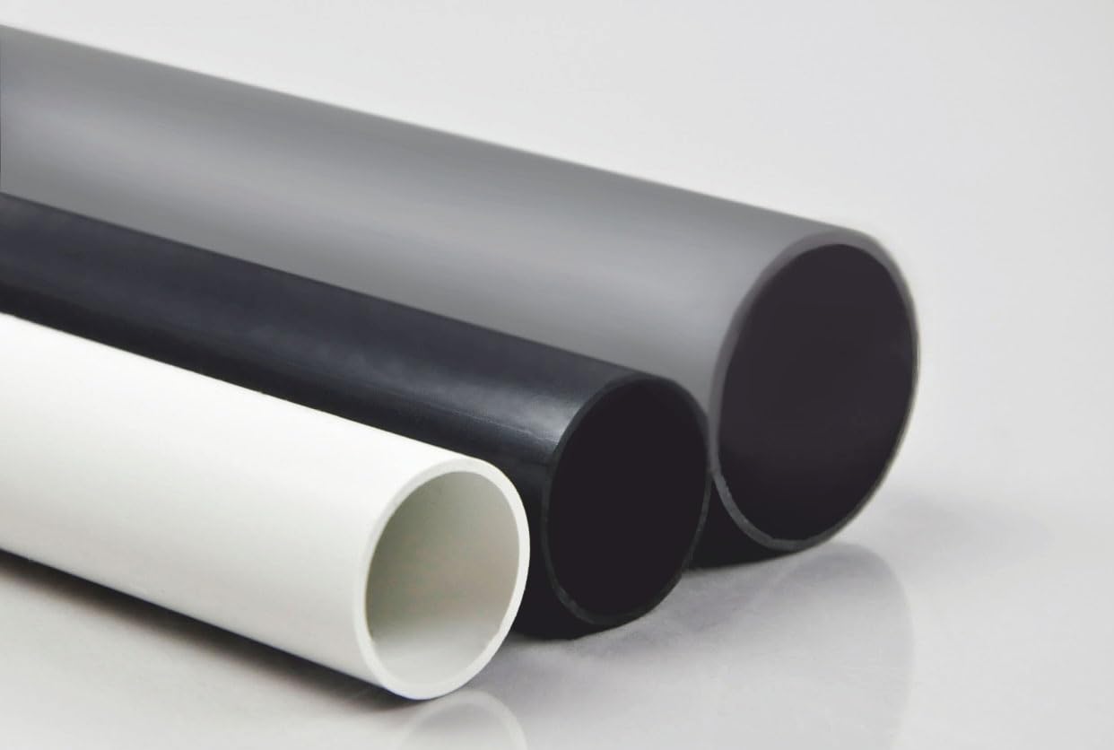 Elektrorohr PVC Rohre Ø 16 mm I 15 x Rohr 1 Meter + 14 Muffen I ...