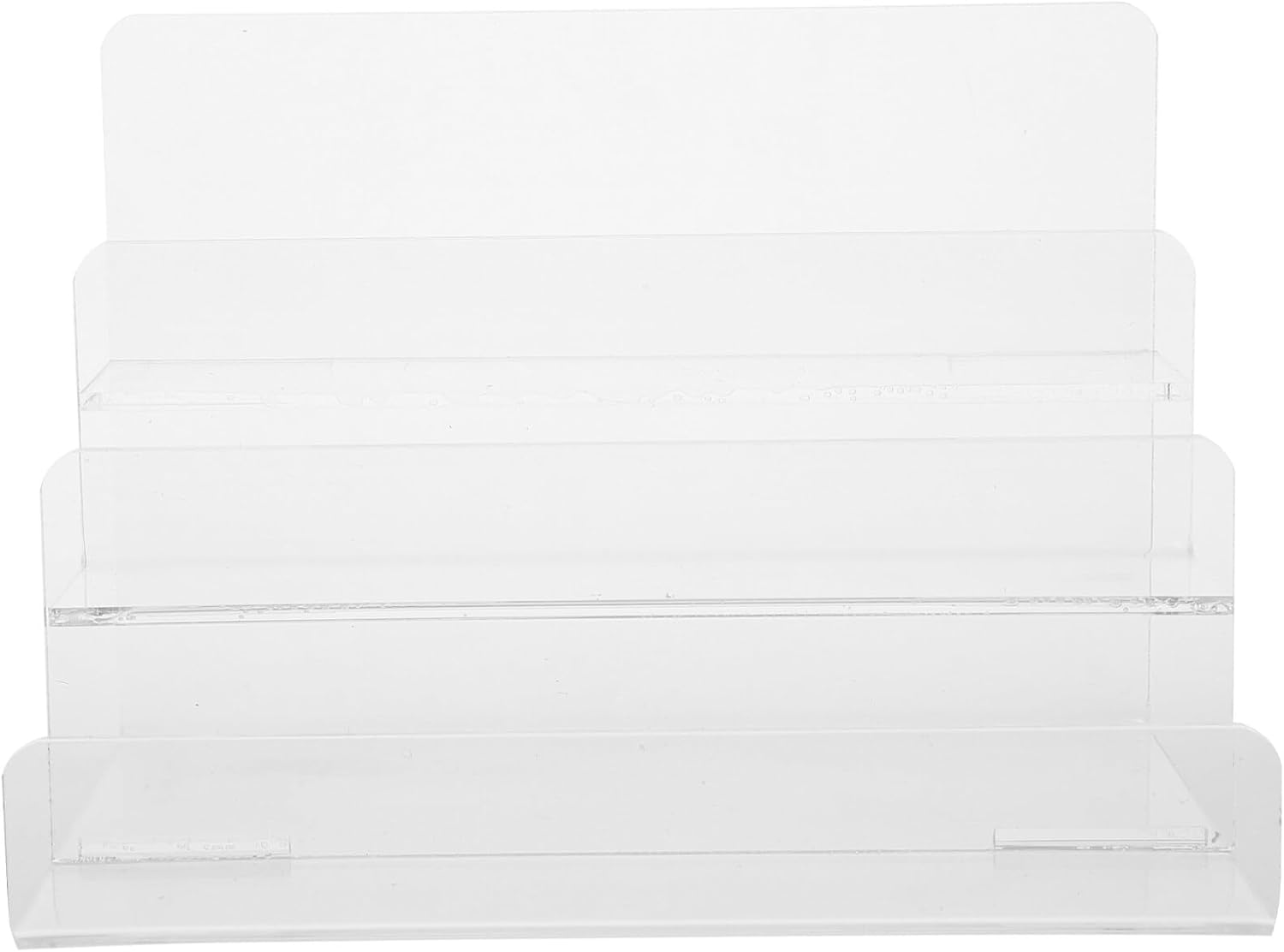 Luxshiny 3 Tier Acrylic Wallet Display Stand Holder Jewelry Display ...