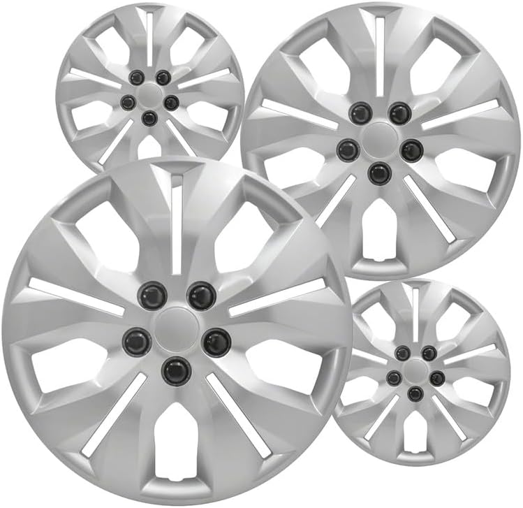 Amazon.com: Fuel Rider 16 inch Silver ABS Hubcap Wheel Covers ...