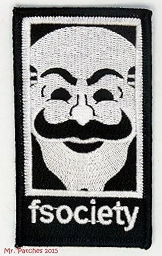 Amazon.com: MR Robot Fsociety TV Show Embroidery Patch Halloween ...