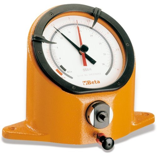 Beta 588/25 1/4 Drive Dial Torque Meter, 2 - 25 NM Torque Range: Torque ...