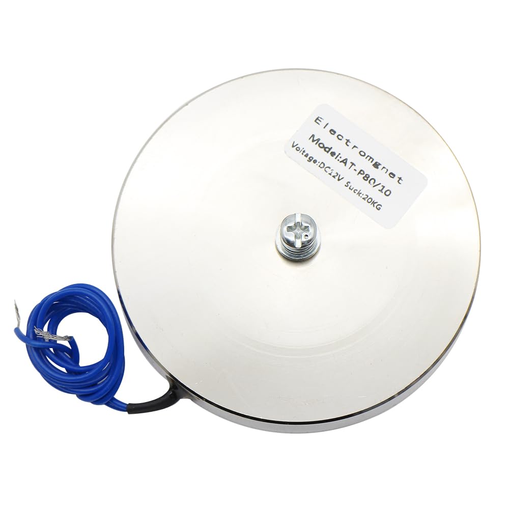 Snapklik.com : DC12V 600N 132LB/60Kg Suction Holding Sucker Round ...