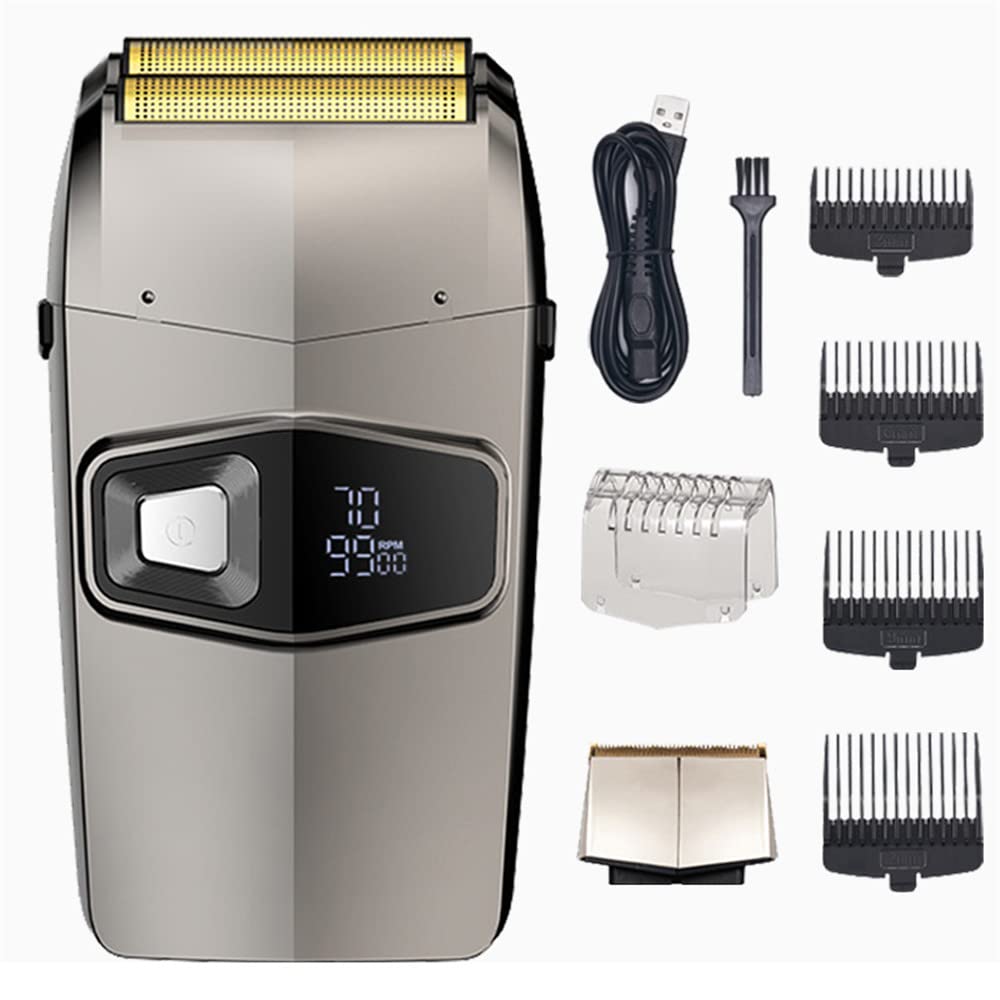 Electric Shaver, LED Digital Display, Electric Shavers for Men Barber ...