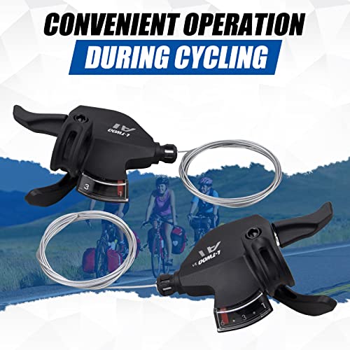 Snapklik.com : Bike Shifter Lever 18 Speeds 3X6 Thumb Gear Shift Lever ...