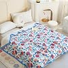 Amazon.com: J-pinno Pink Srrawberry Muslin Blanket 100% Cotton 6 Layer ...