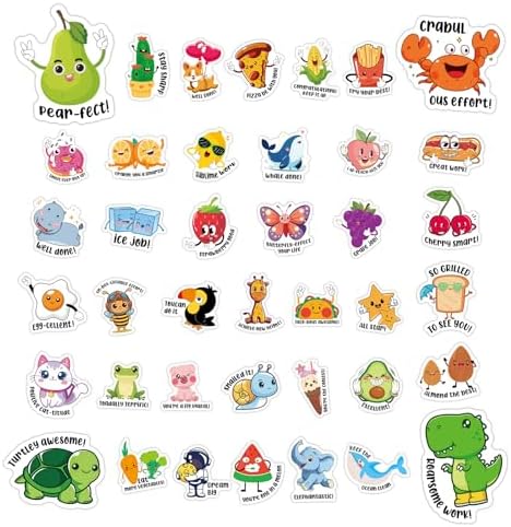 Amazon.com: CABVIP 800PCS Fun Stickers for Kids, Positive Stickers for ...