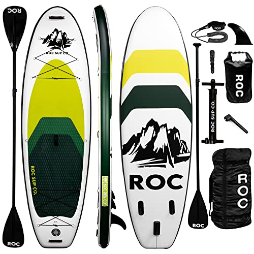 Polar Outdoors by Roc Inflatable Stand Up Paddle Board with Premium SUP ...