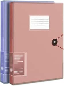 Amazon.com : File Folder A4 Data Book Folder Transparent Insert File ...