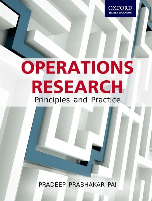 Buy OPERATIONS RESEARCH: PRINCIPLES AND PRAC Book Online at Low Prices ...