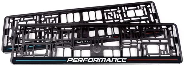 PlatePlus - Number Plate Holder For Car - Performance White System ...